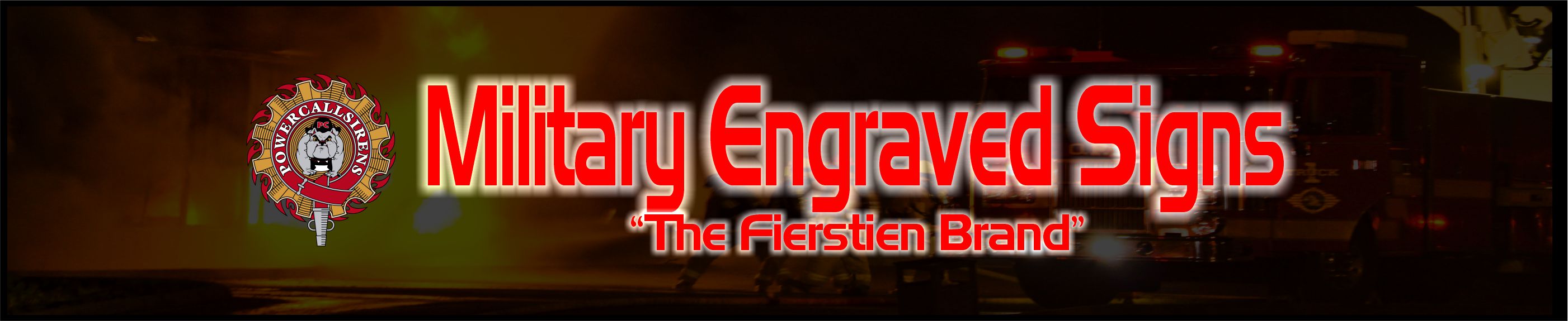 Armed Forces/Military Engraved Signs – Powercall Sirens LLC