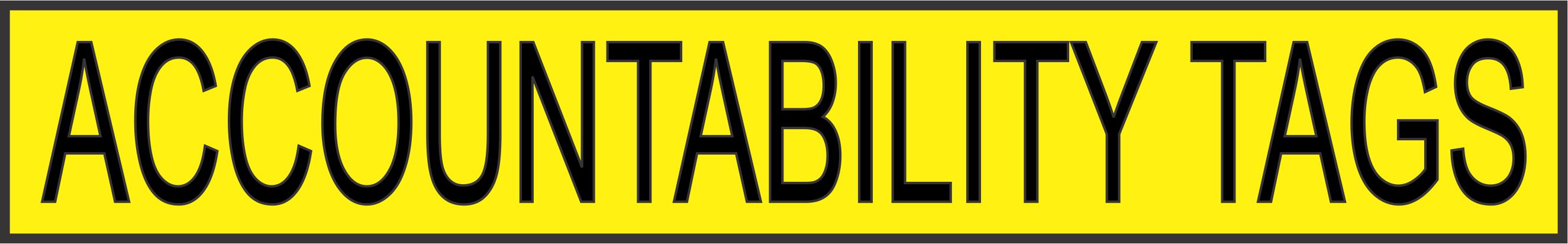 Engraved Accountability Tags – Powercall Sirens LLC