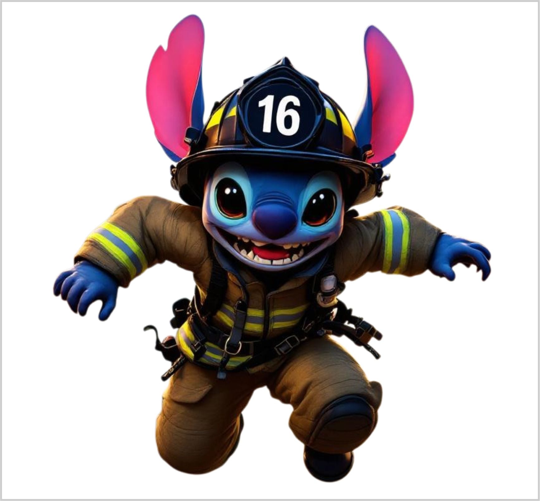 16 Gremlin Firefighter AI Generated Decal – Powercall Sirens LLC