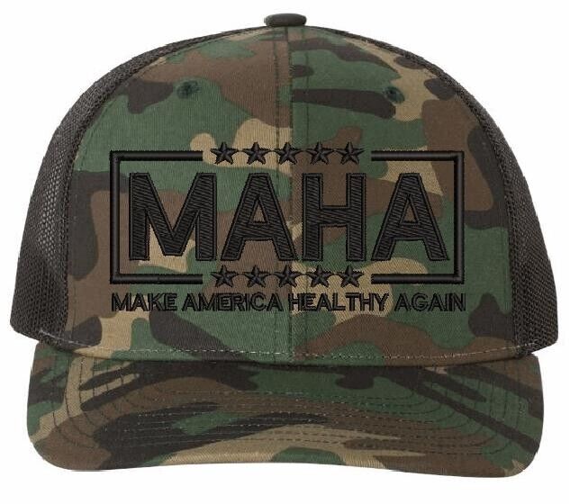 MAHA Make America Healthy Again Trump Vance Kennedy Embroidered Hat Ri ...