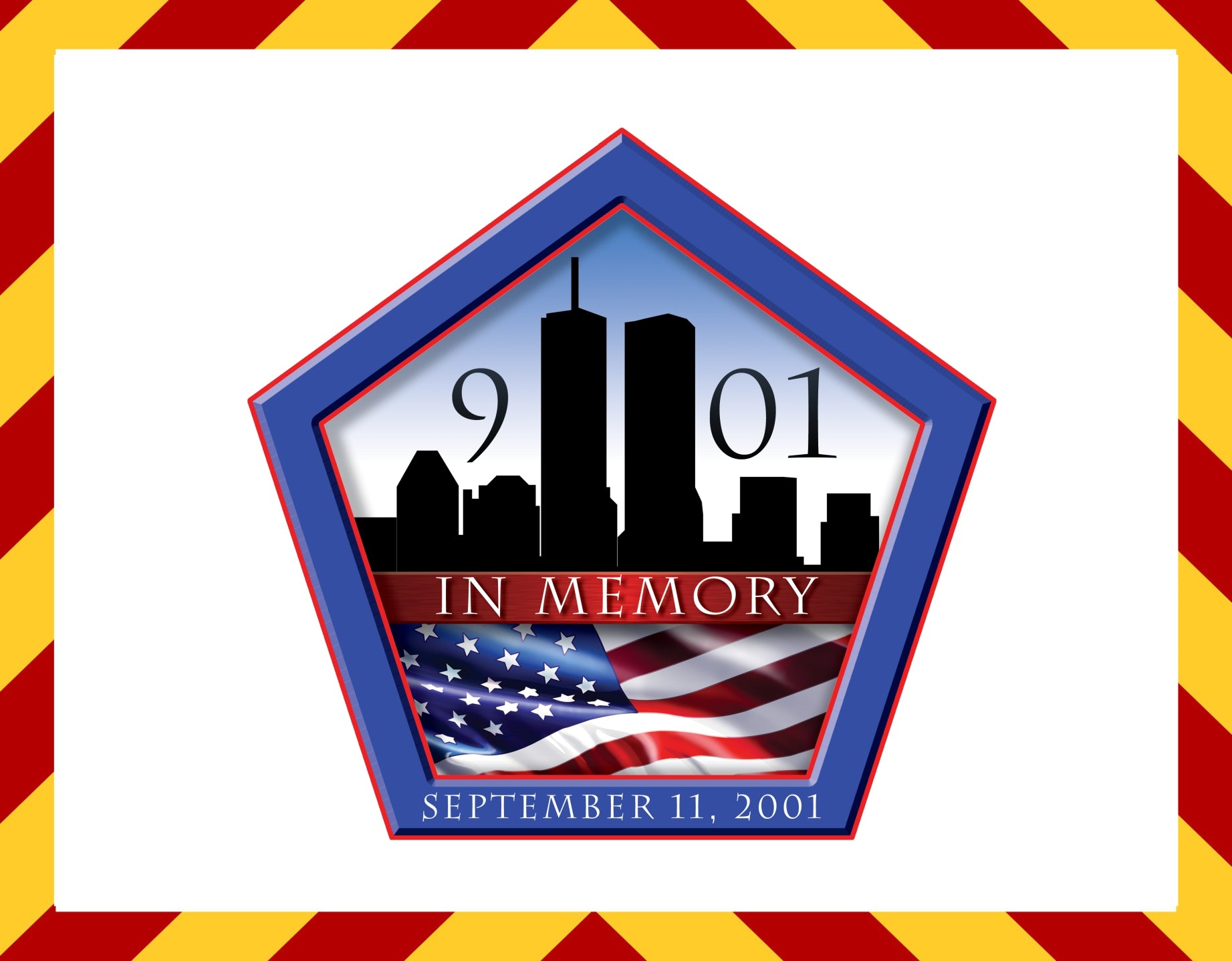Window Decal - 9111 Pentagon Memorial Decal – Powercall Sirens LLC