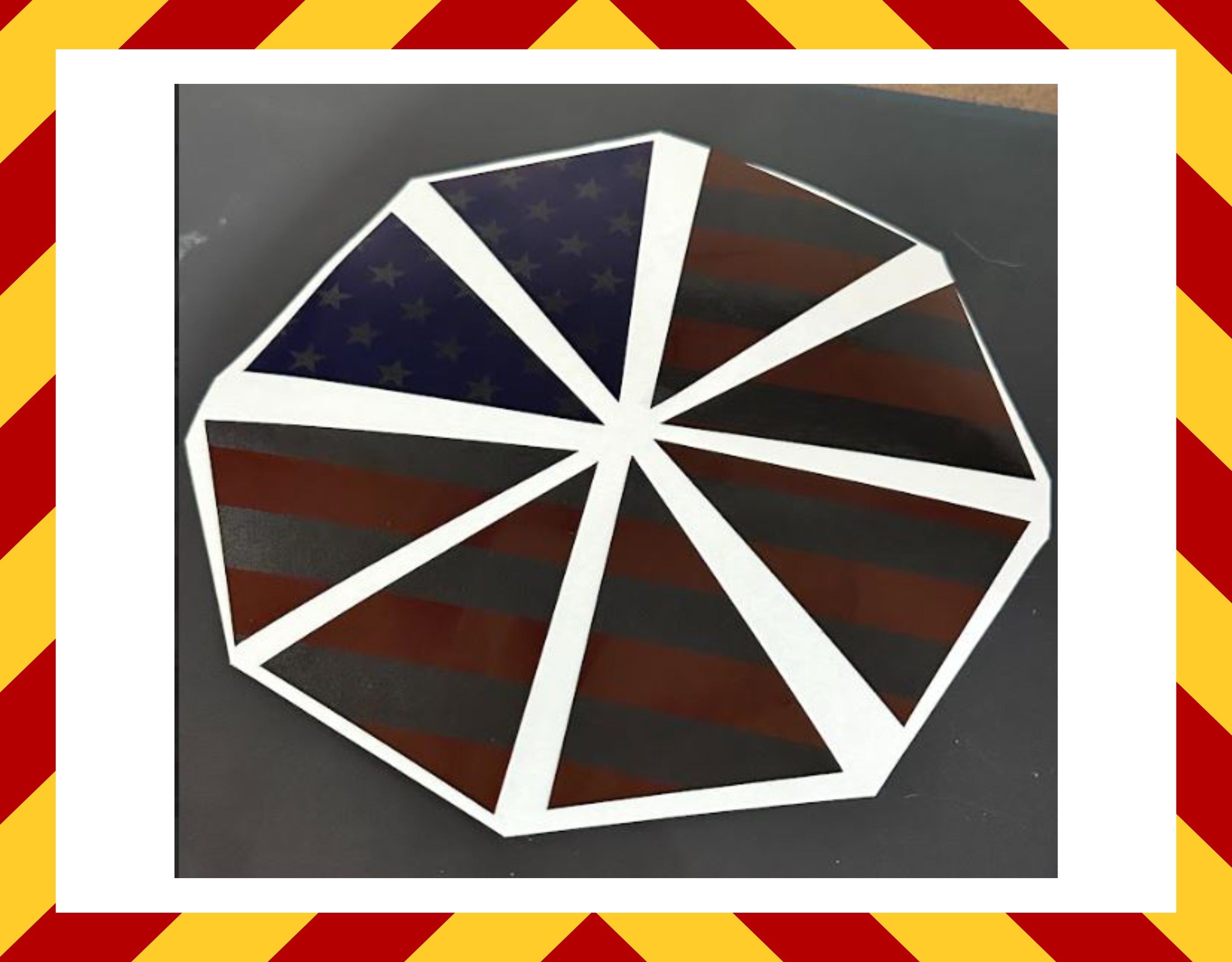 Blacklite COLOR USA Reflective Helmet Flag – Powercall Sirens LLC