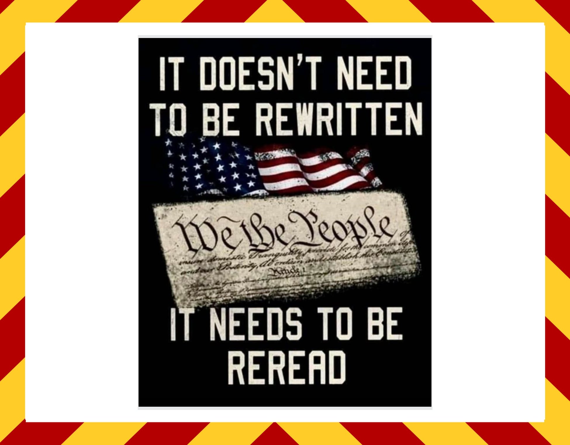 Window Sticker - Constitution Re-Read Window Decal – Powercall Sirens LLC