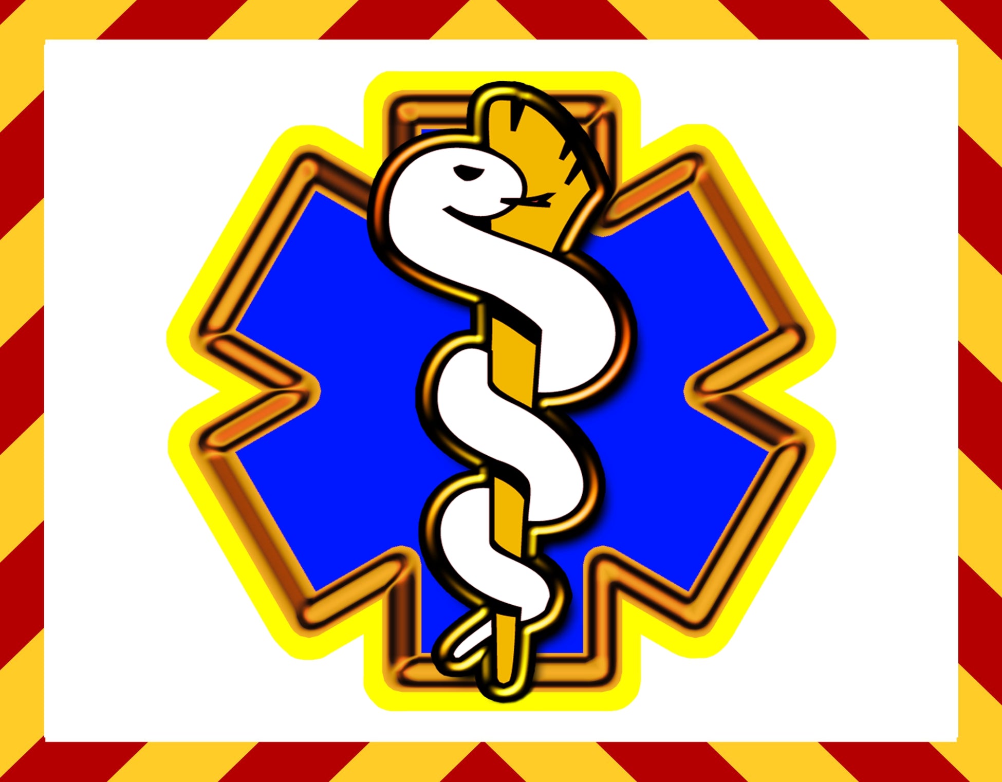 Window Decal - EMS Star CT EMS Decal – Powercall Sirens LLC