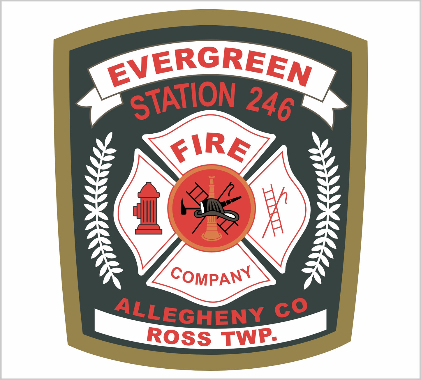 Evergreen Station 246 Customer Decal – Powercall Sirens LLC