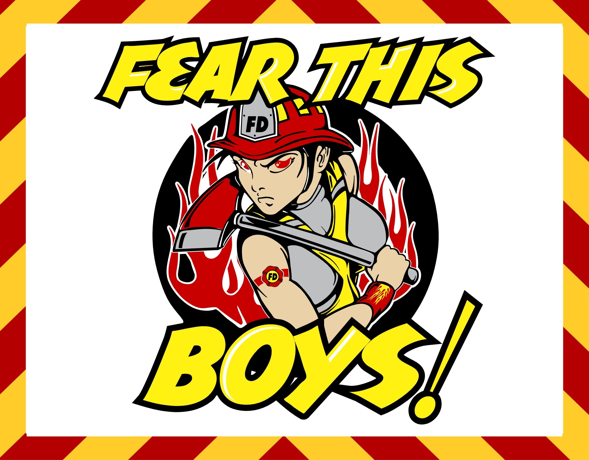 Fear this Boys Plus Customer Decal – Powercall Sirens LLC