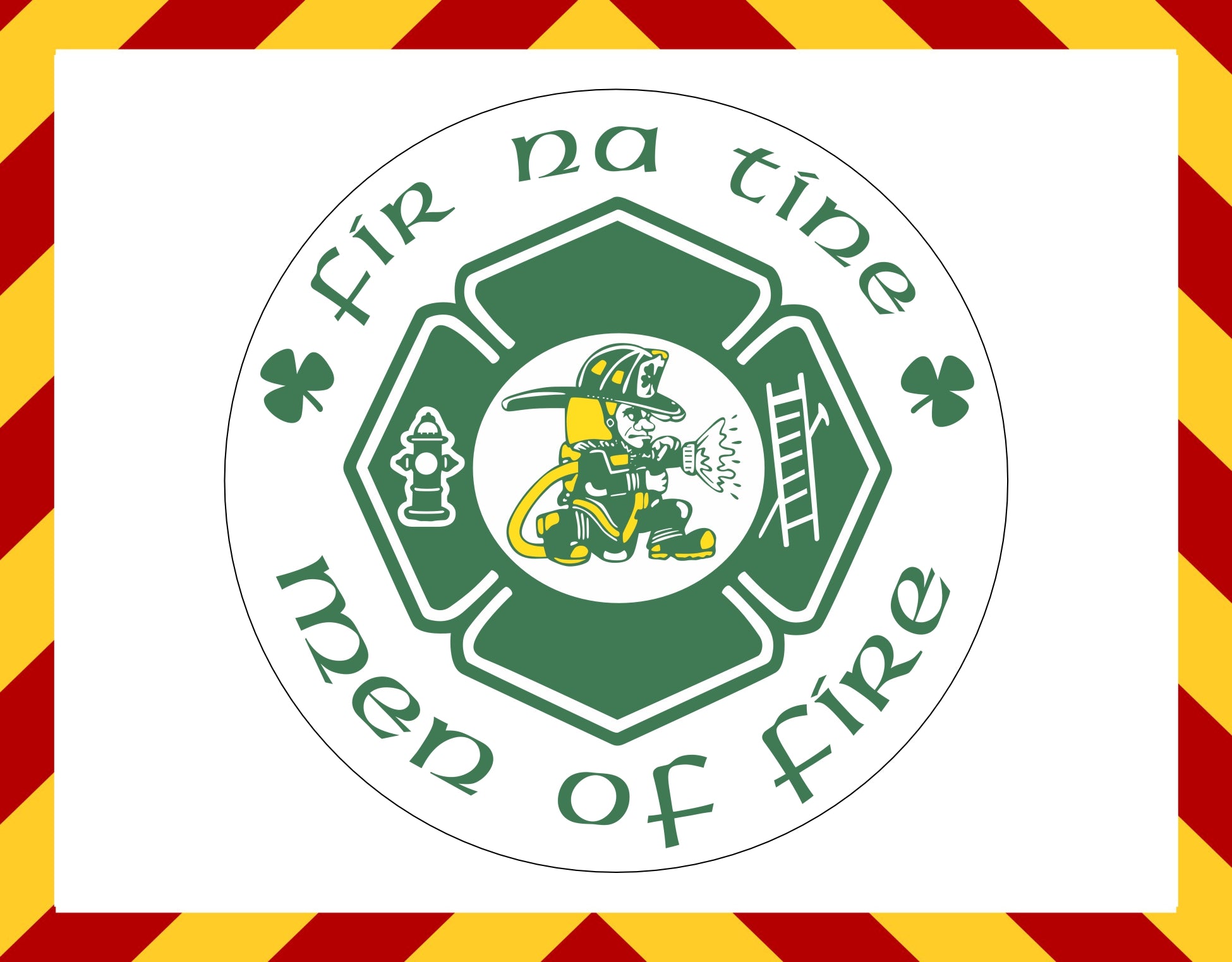 Copy of Window Decal - Fir Na Tine Circle Design – Powercall Sirens LLC