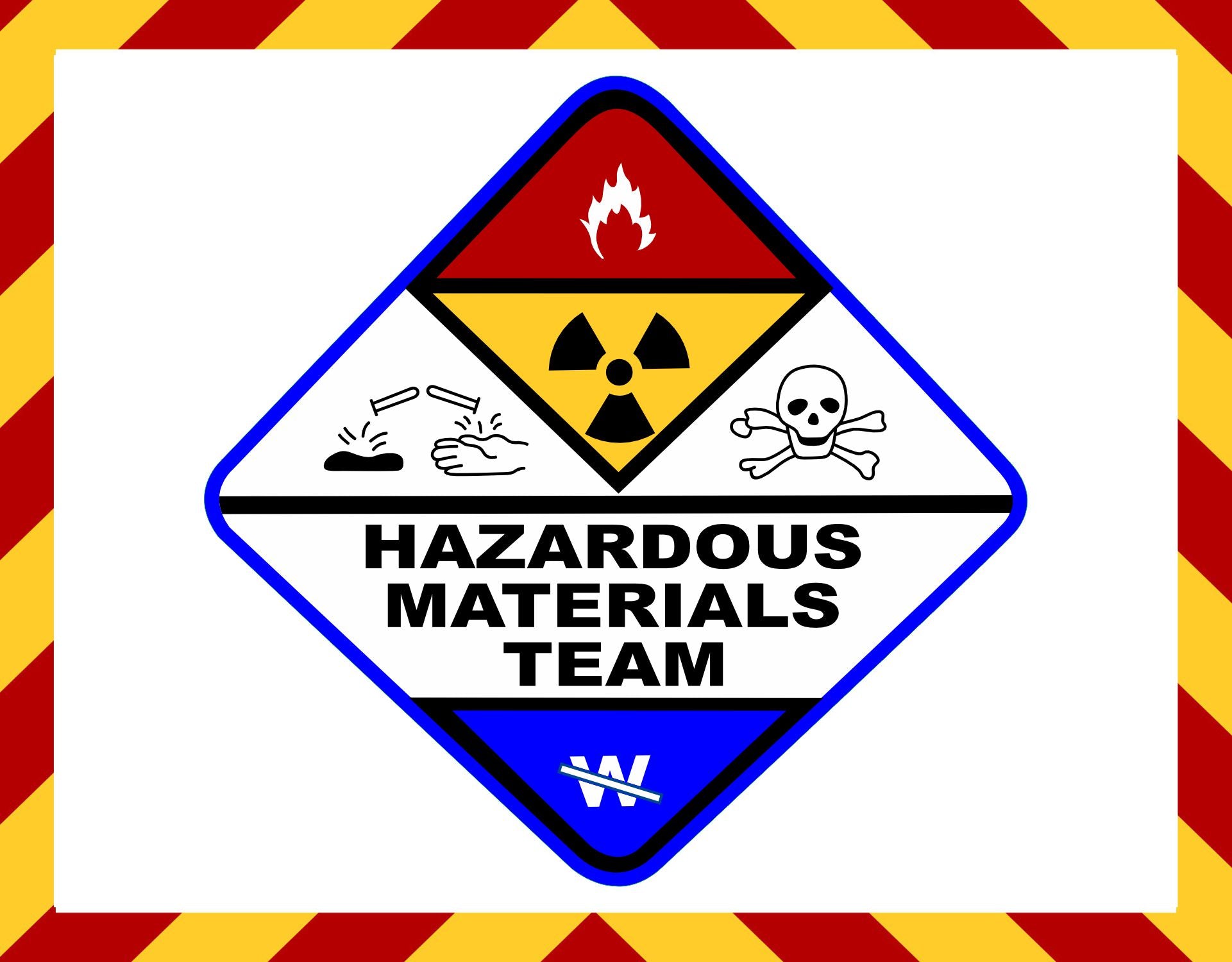 Window Sticker - Hazardous Materials Team Decal – Powercall Sirens LLC