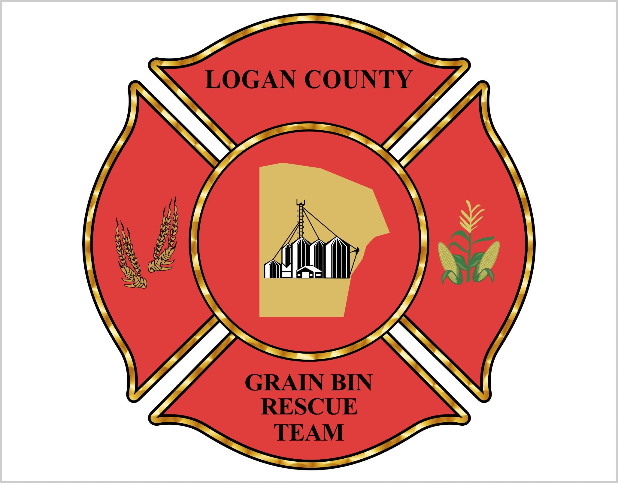 Logan County Grain Bin Rescue Team Customer Decal – Powercall Sirens LLC