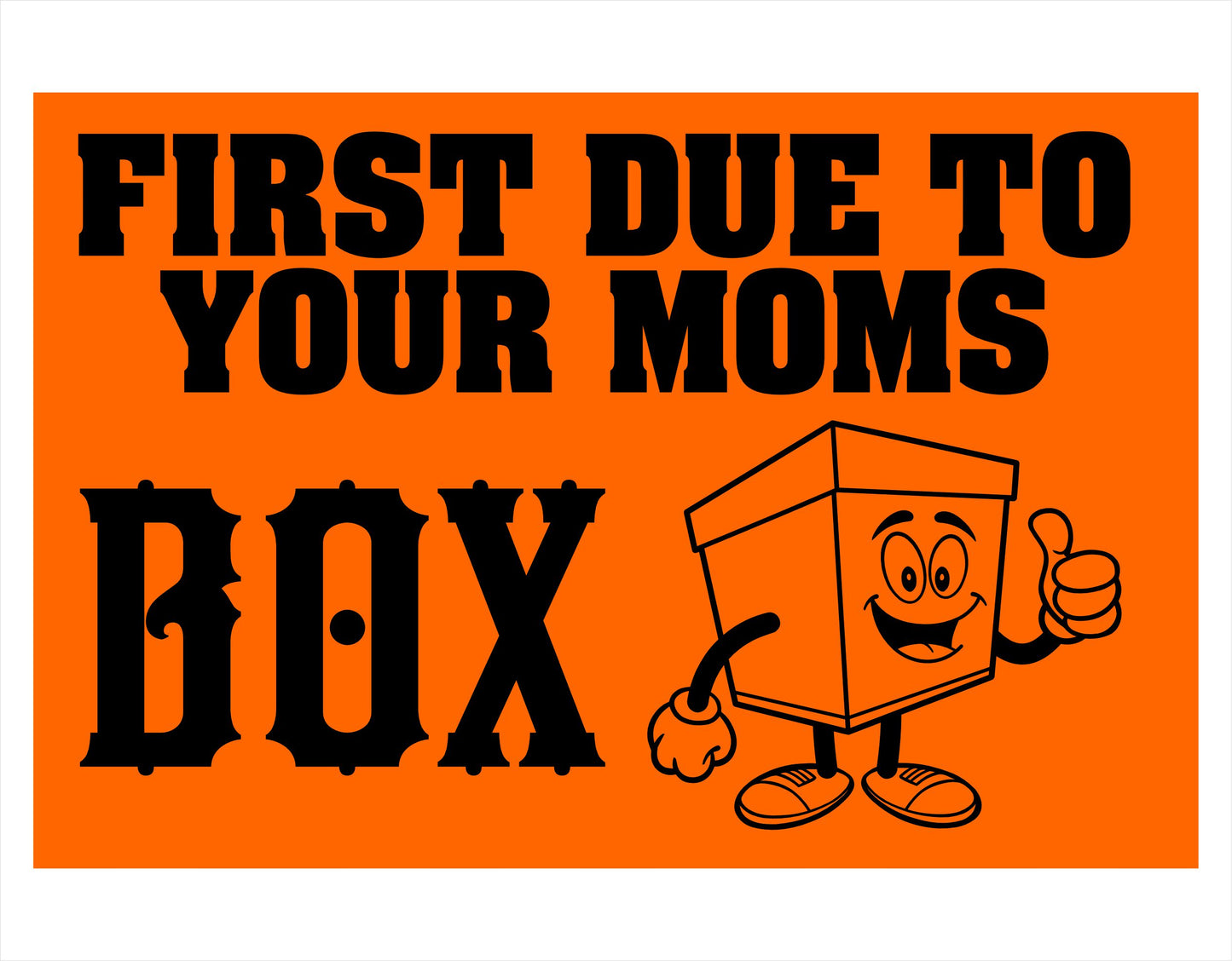 Window Decal - First Due Moms Box Decal – Powercall Sirens LLC