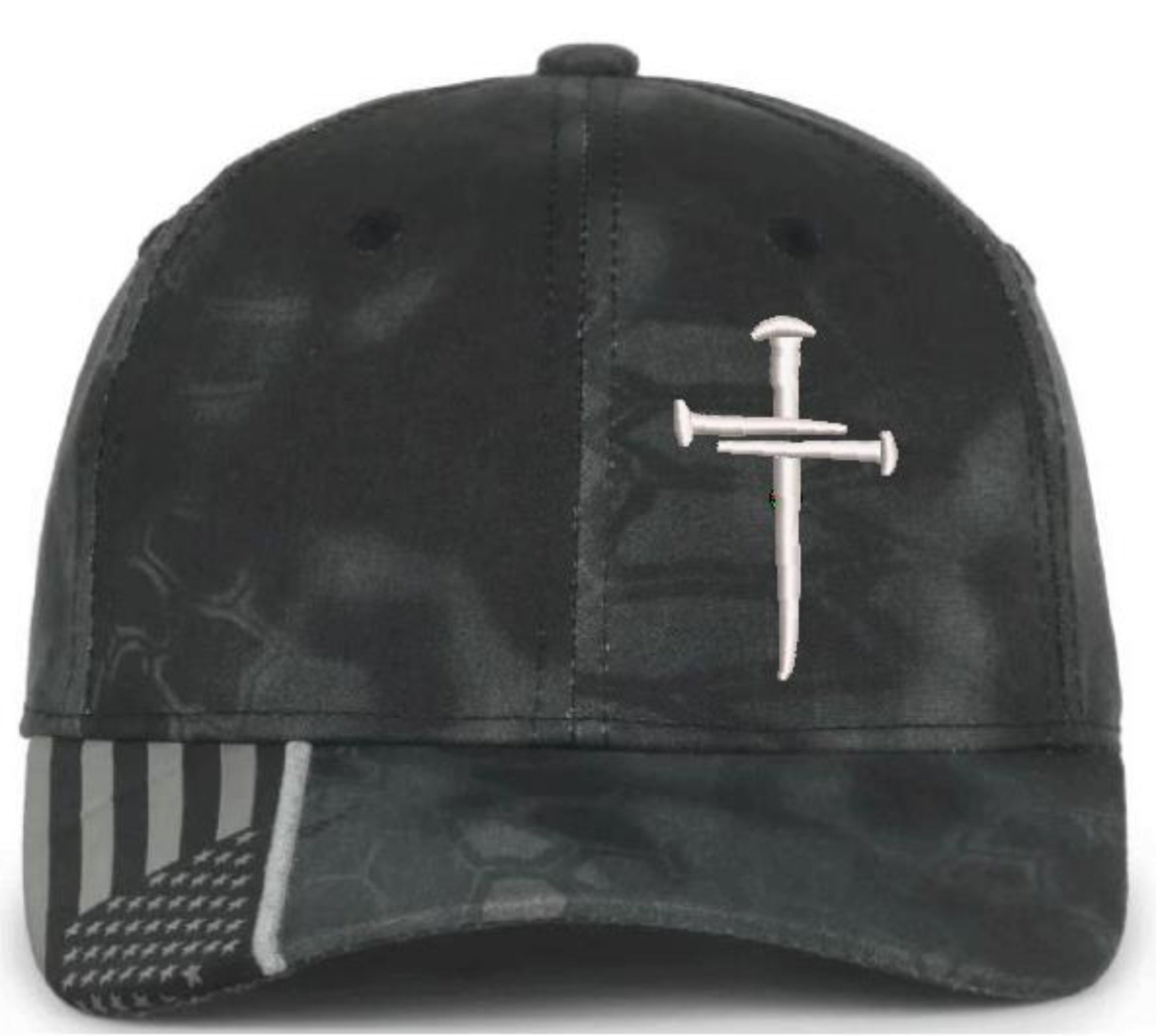 Christian Hats for Men Women Jesus 3 Nail Cross Hat Premium Adjustable ...