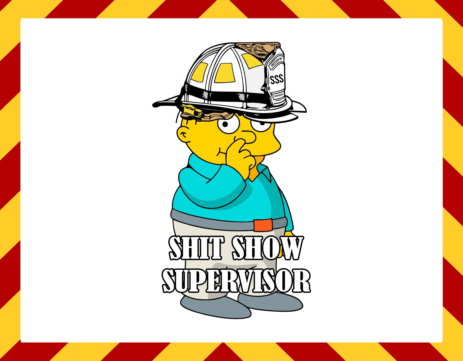 Window Decal - SH Show Supervisor Decal – Powercall Sirens LLC