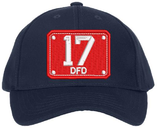 17 DFD Badge Hat Design – Powercall Sirens LLC