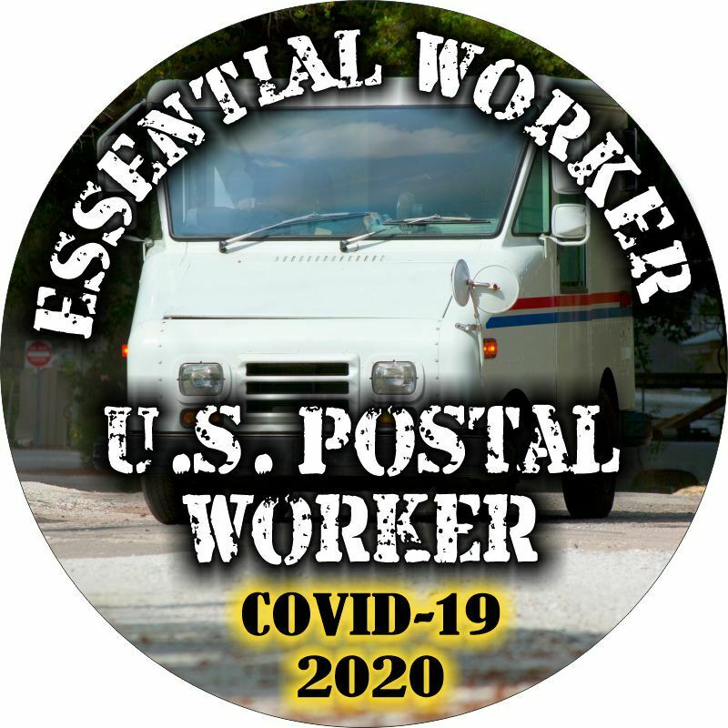 Essential Worker Sticker - Postal Service Worker Window Decal - Variou ...