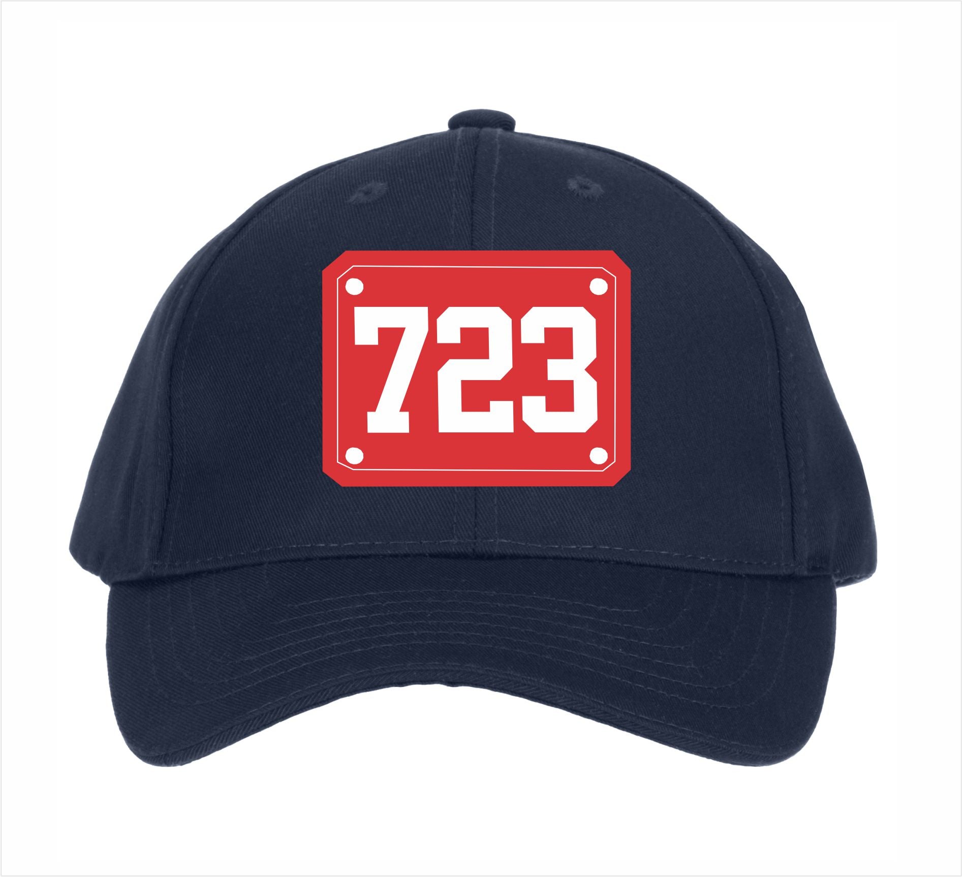 723 Red Embroidered Badge Hat – Powercall Sirens LLC