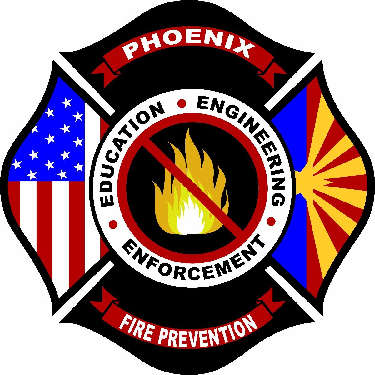 Phoenix Fire Prevention Customer Decal – Powercall Sirens LLC