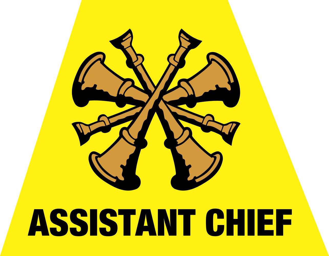 Assistant Chief 1 Helmet Trapezoid – Powercall Sirens LLC