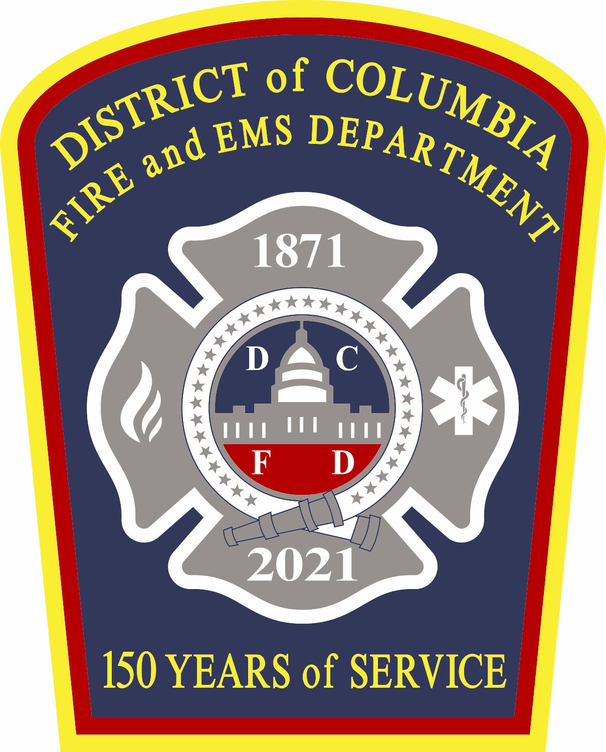 DC Fire and EMS 2021 Customer Decal – Powercall Sirens LLC
