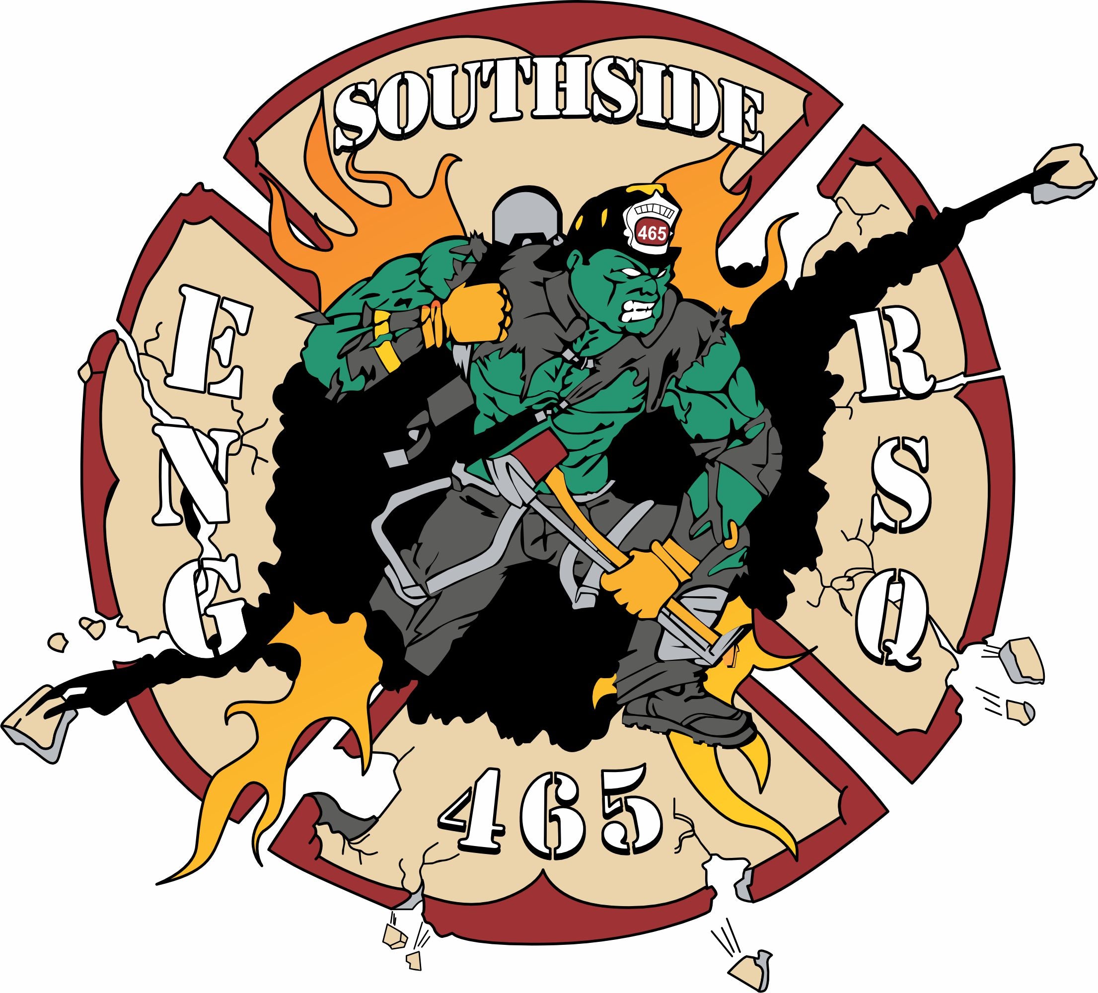 Southside Engine 465 Customer Decal – Powercall Sirens LLC