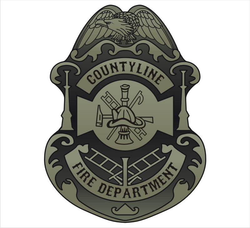 Countyline Badge Customer Decal – Powercall Sirens LLC