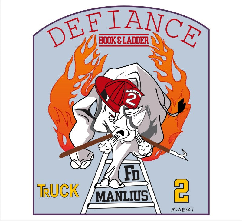 Defiance Hook & Ladder customer decal – Powercall Sirens LLC