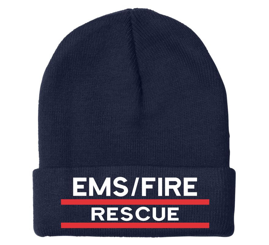 EMS/FIRE Rescue Embroidered Winter Hat – Powercall Sirens LLC