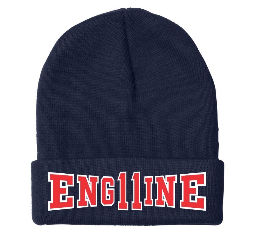 Engine 11 Embroidered Winter Hat – Powercall Sirens LLC