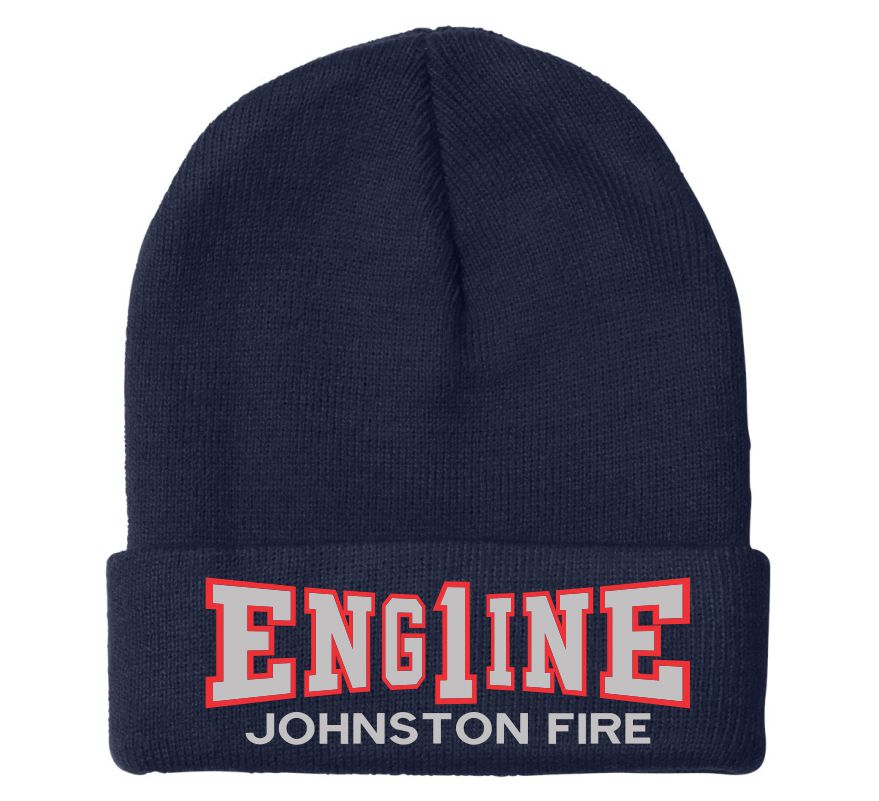 Engine 1 Johnston Embroidered Winter Hat – Powercall Sirens LLC