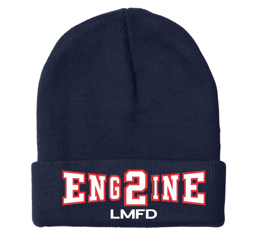 Engine 2 LMFD Embroidered Winter Hat – Powercall Sirens LLC