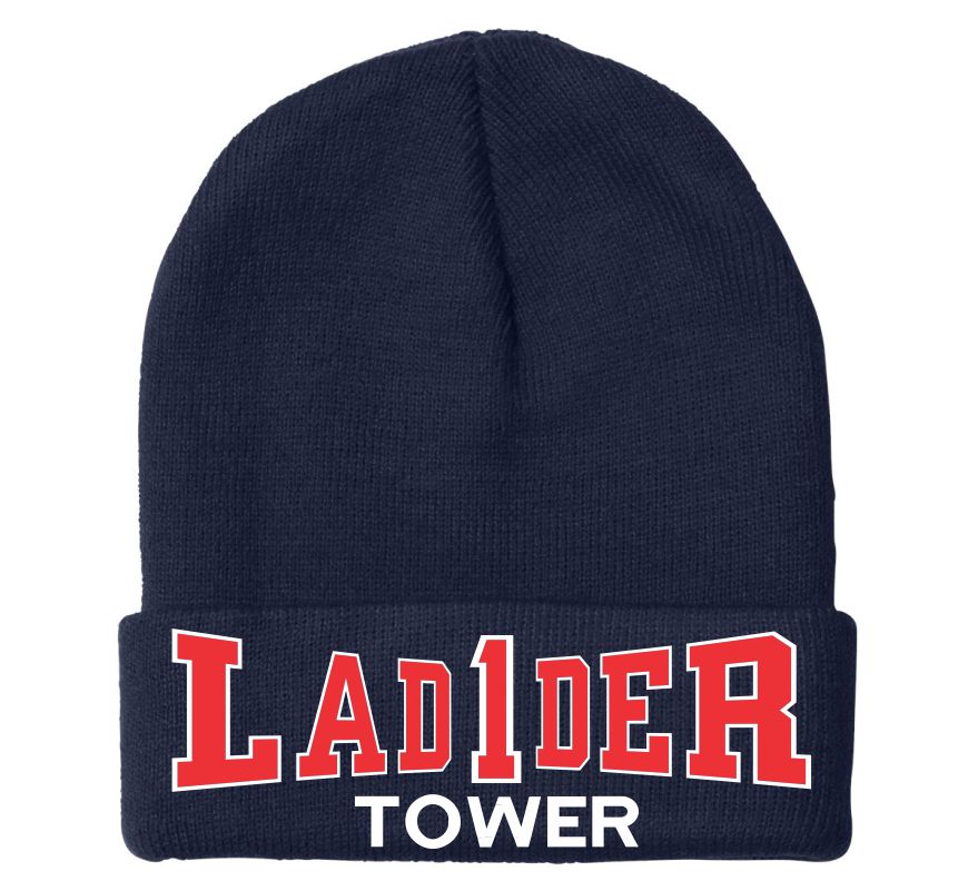 Ladder 1 Tower Embroidered Winter Hat – Powercall Sirens LLC