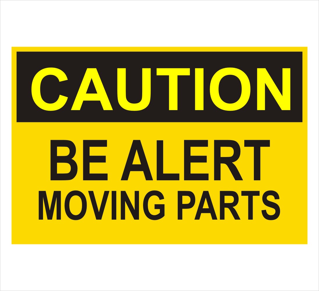 Be Alert Caution Decal – Powercall Sirens LLC