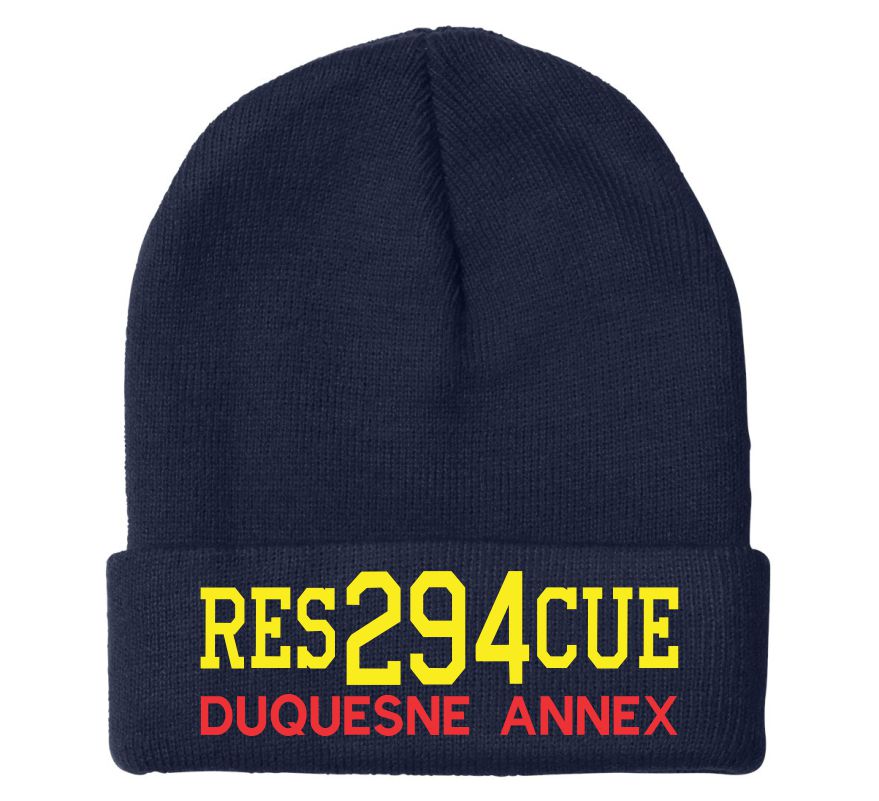Rescue 294 Duquesne Annex Embroidered Winter Hat – Powercall Sirens LLC
