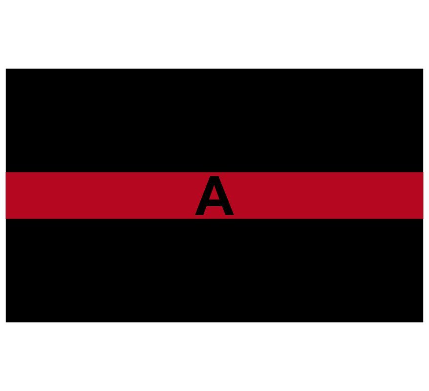 Thin Red Line A Active Reflective Decal – Powercall Sirens LLC