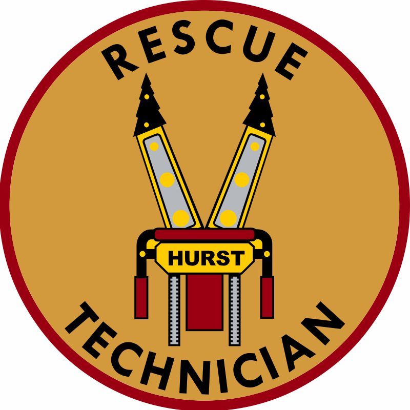 Hurst Rescue Technician Round Decal – Powercall Sirens LLC