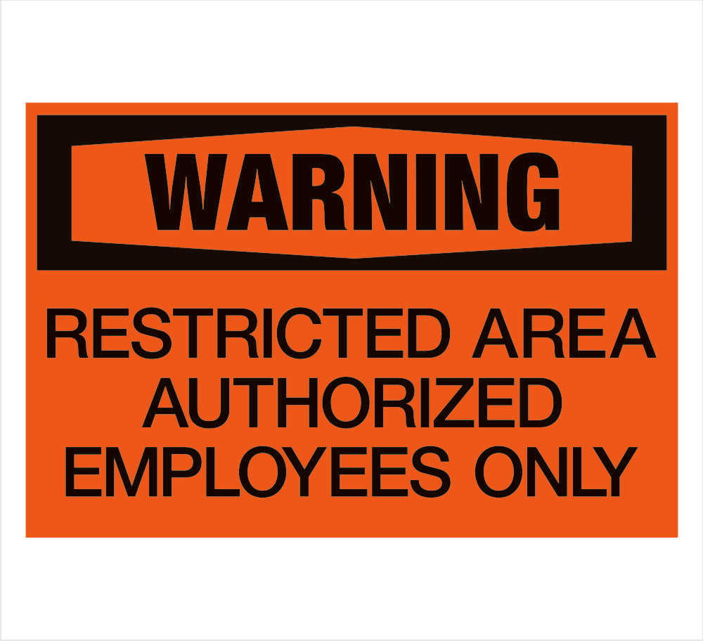 Restricted Area Safety Label – Powercall Sirens LLC