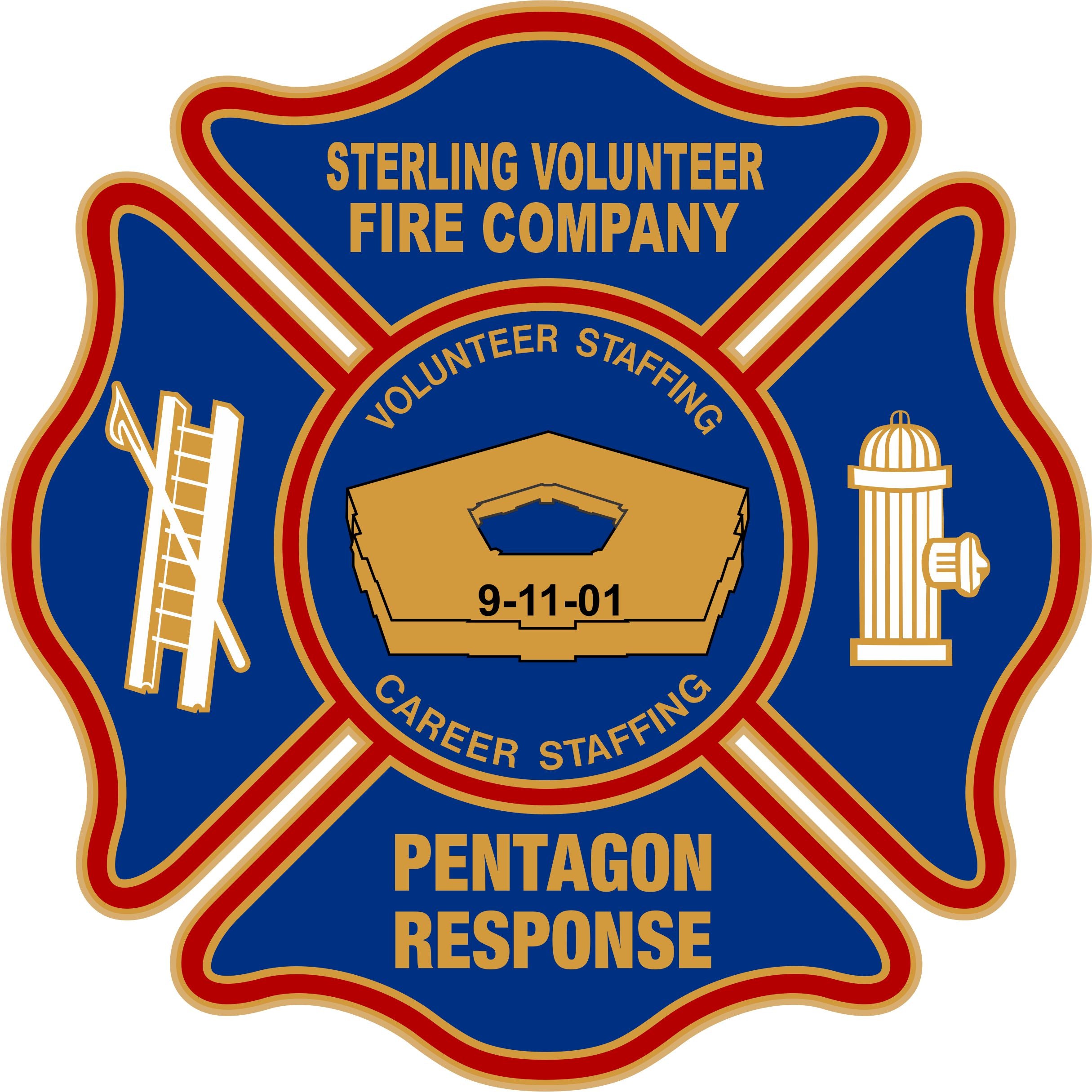 Sterling Vol. Fire Pentagon Response decal – Powercall Sirens LLC