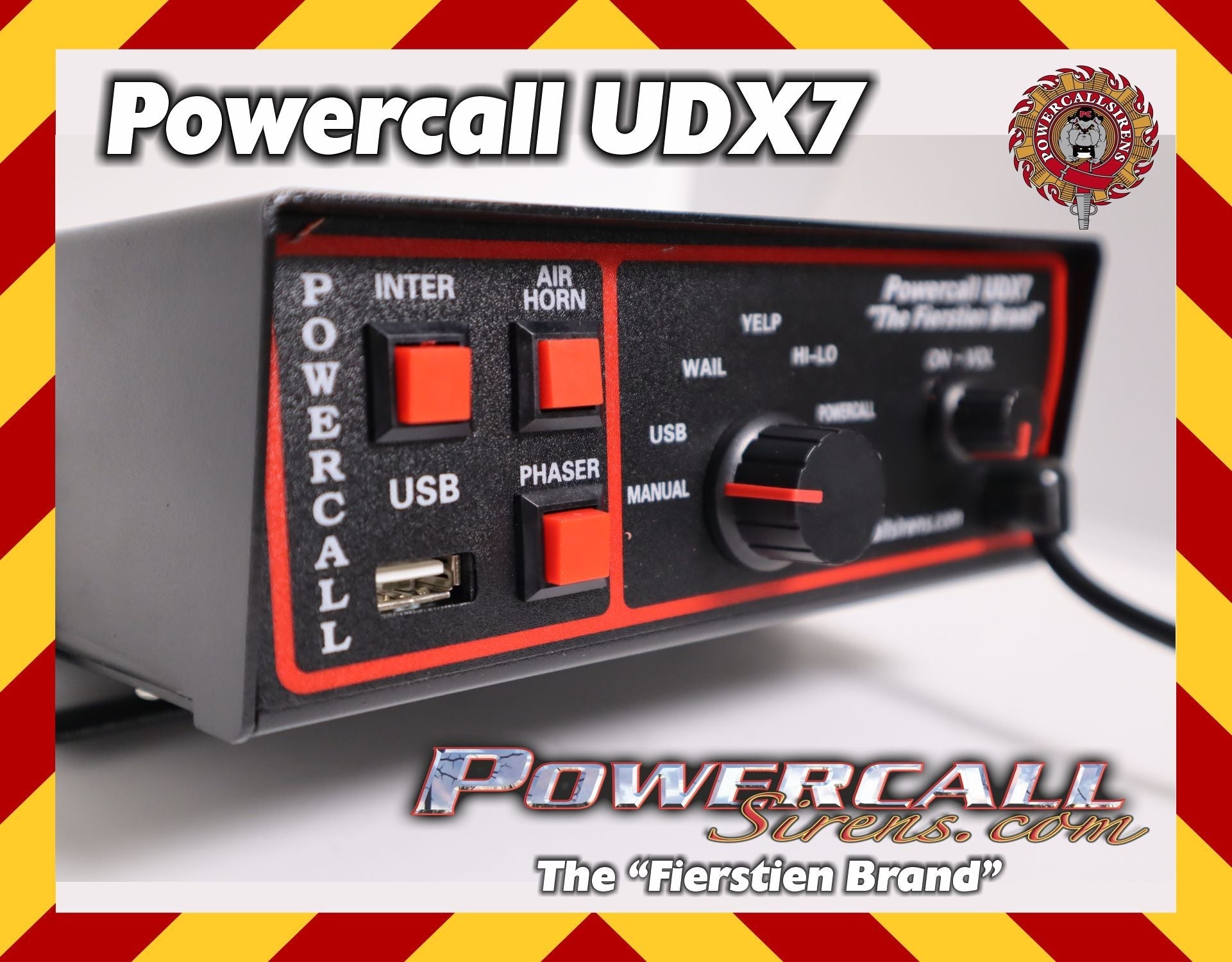 Powercall UDX7 100/200 Watt Emergency Siren (IN STOCK) – Powercall ...