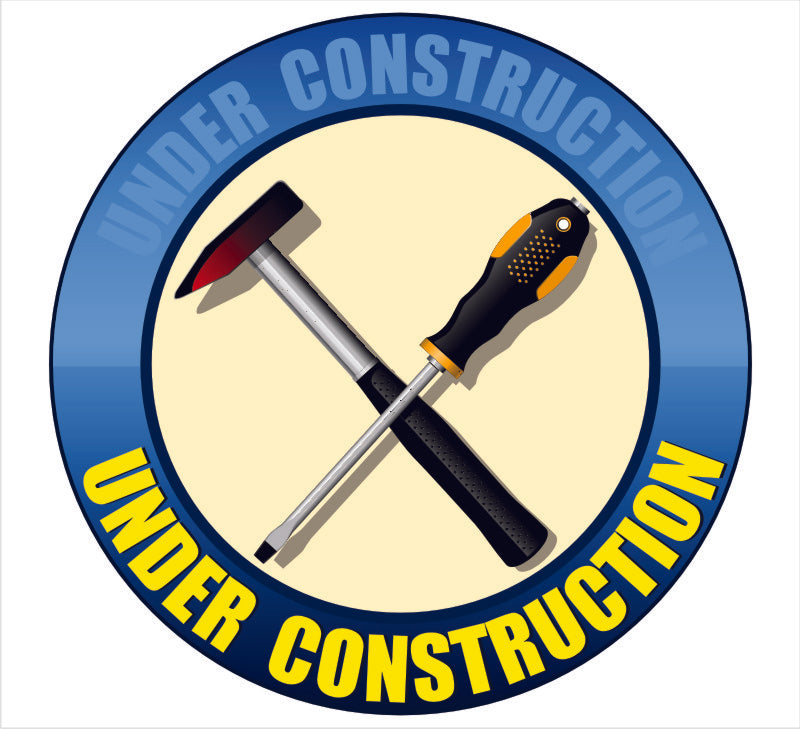 Under Construction Circle Decal – Powercall Sirens LLC