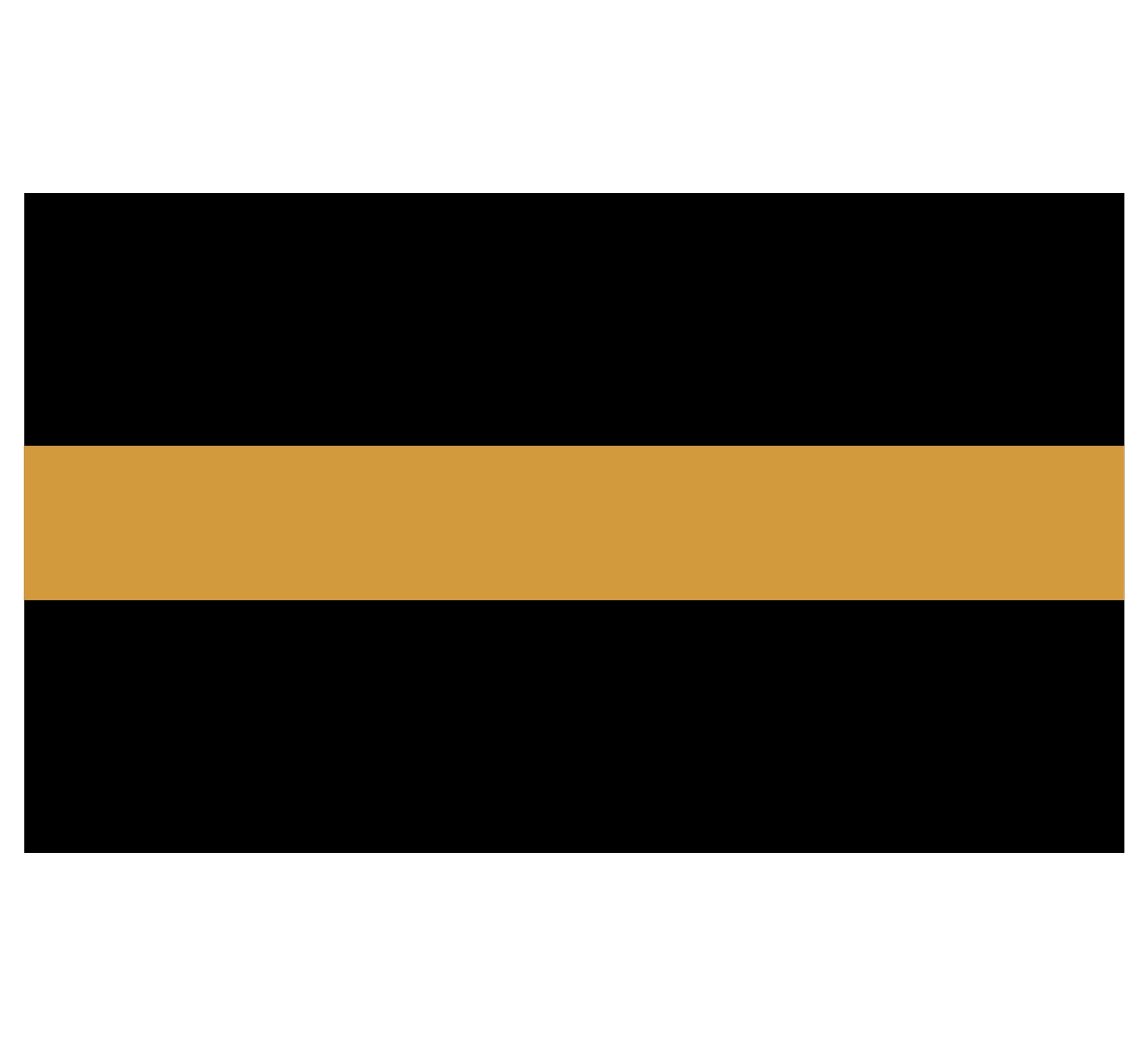 Gold Line Flag Decal – Powercall Sirens LLC