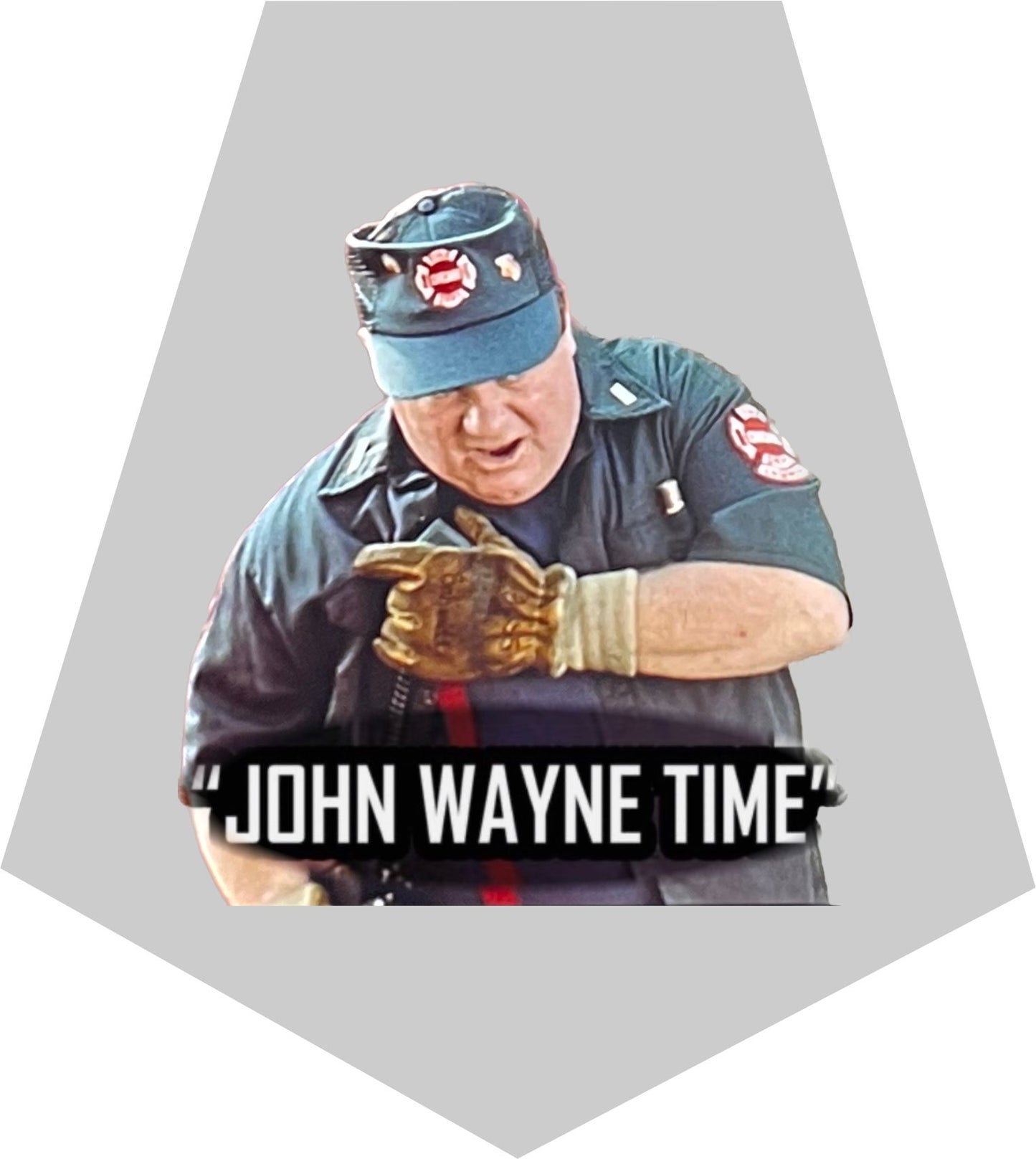 John Wayne Time Bullard Helmet Trapezoid Decal – Powercall Sirens LLC