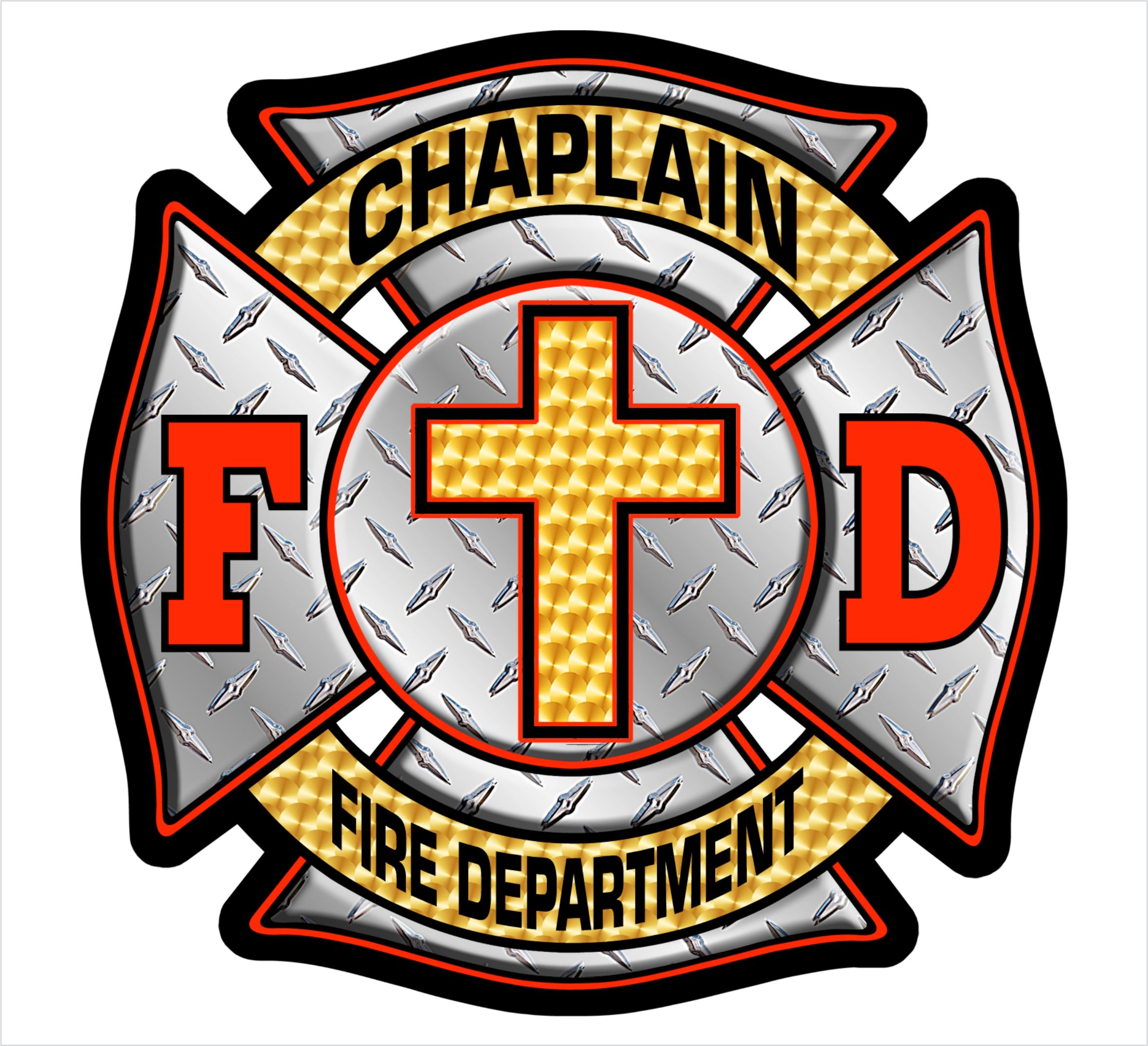 Chaplain Diamond Plate Maltese – Powercall Sirens LLC
