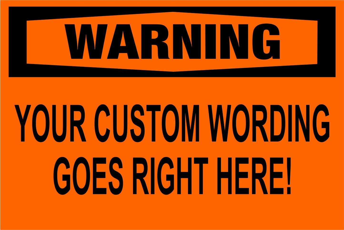 Custom Warning Label Decal – Powercall Sirens LLC