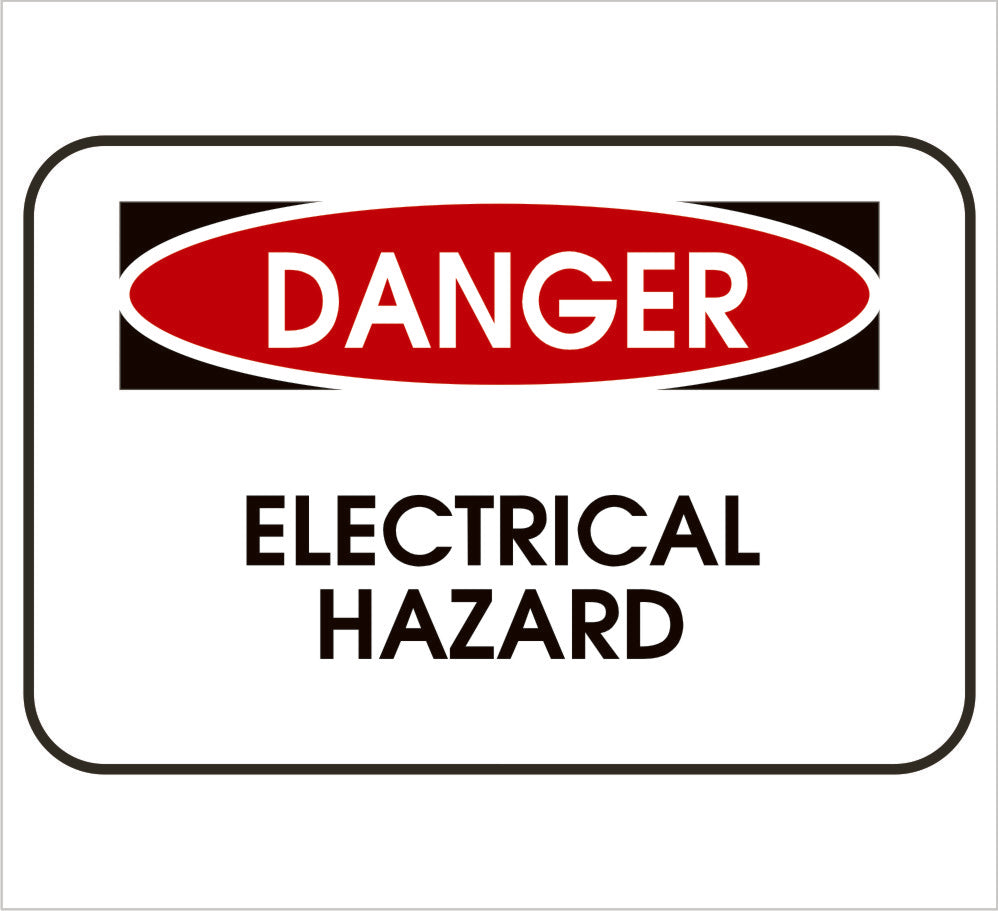 Electrical Hazard Danger Decal – Powercall Sirens LLC