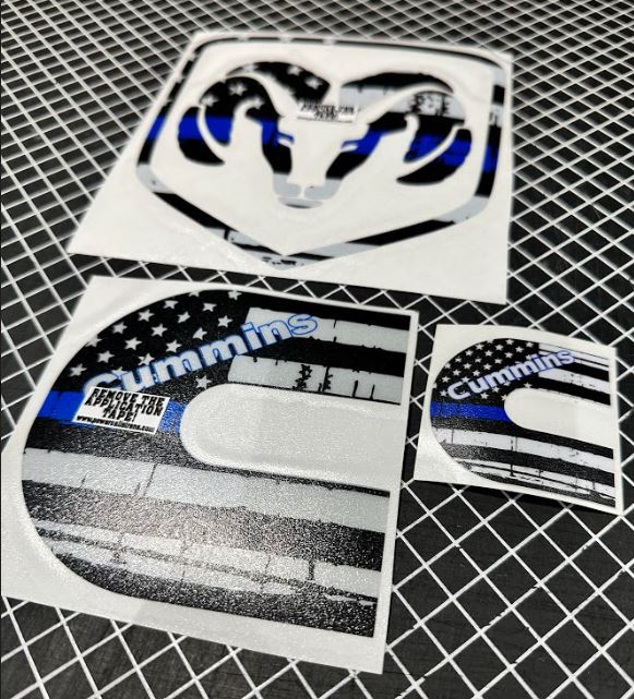 Window Sticker & Hard Hat Sticker -Dodge Ram 3 Pack of Decals Deal 6 ...