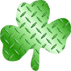 Diamond Plate Shamrock Decal – Powercall Sirens LLC