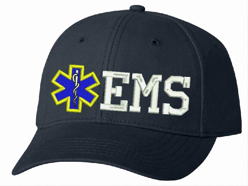 Adjustable EMS With Star Embroidered Hat Design – Powercall Sirens LLC