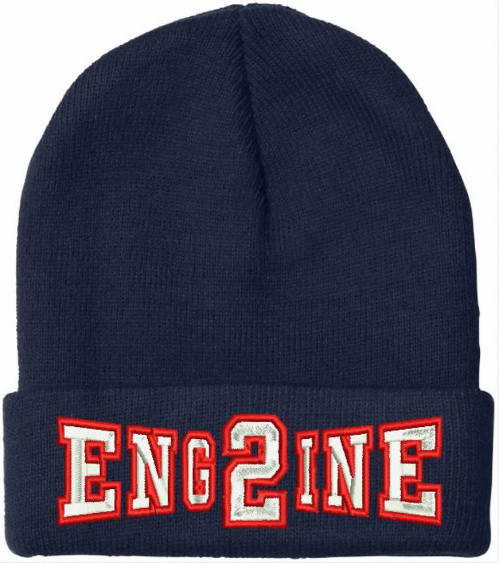 Engine 2 Embroidered Winter Hat – Powercall Sirens LLC