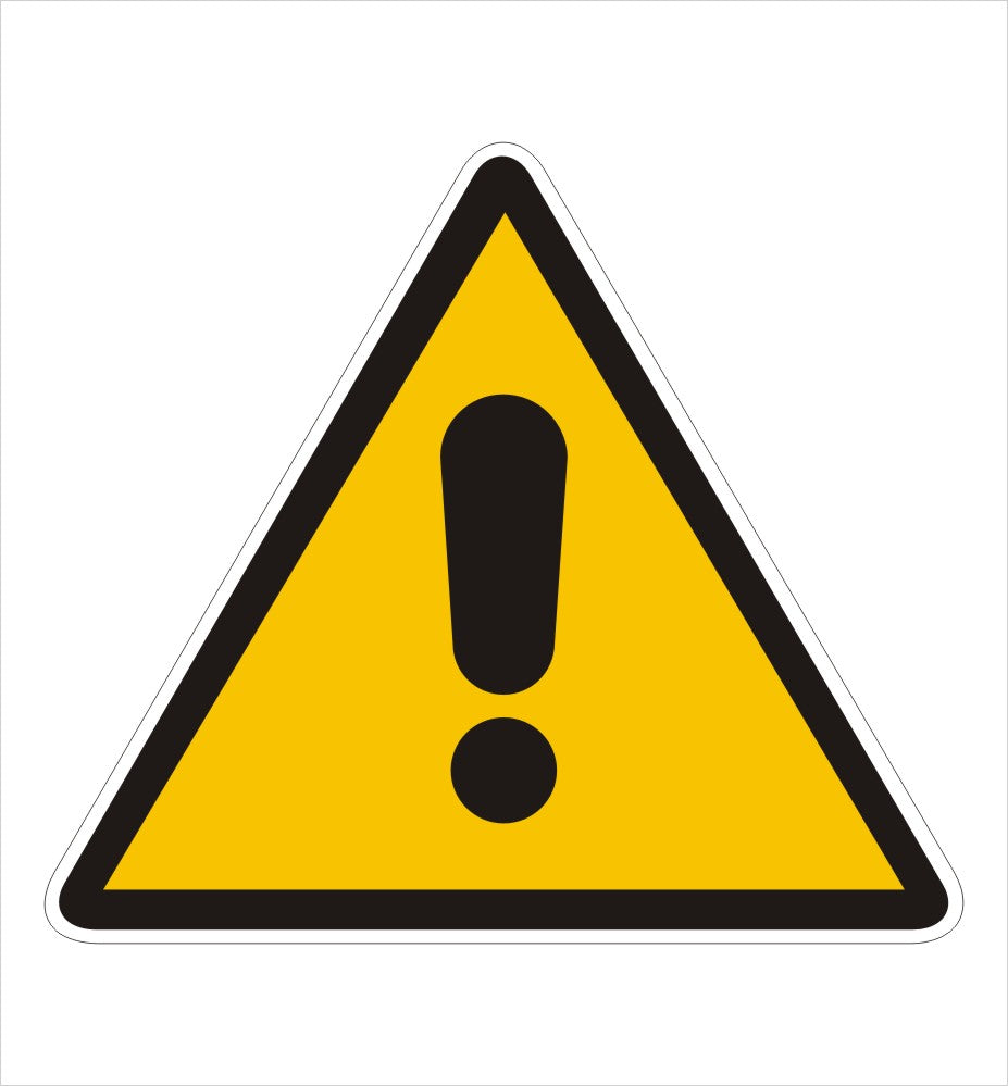 General Warning Decal – Powercall Sirens LLC