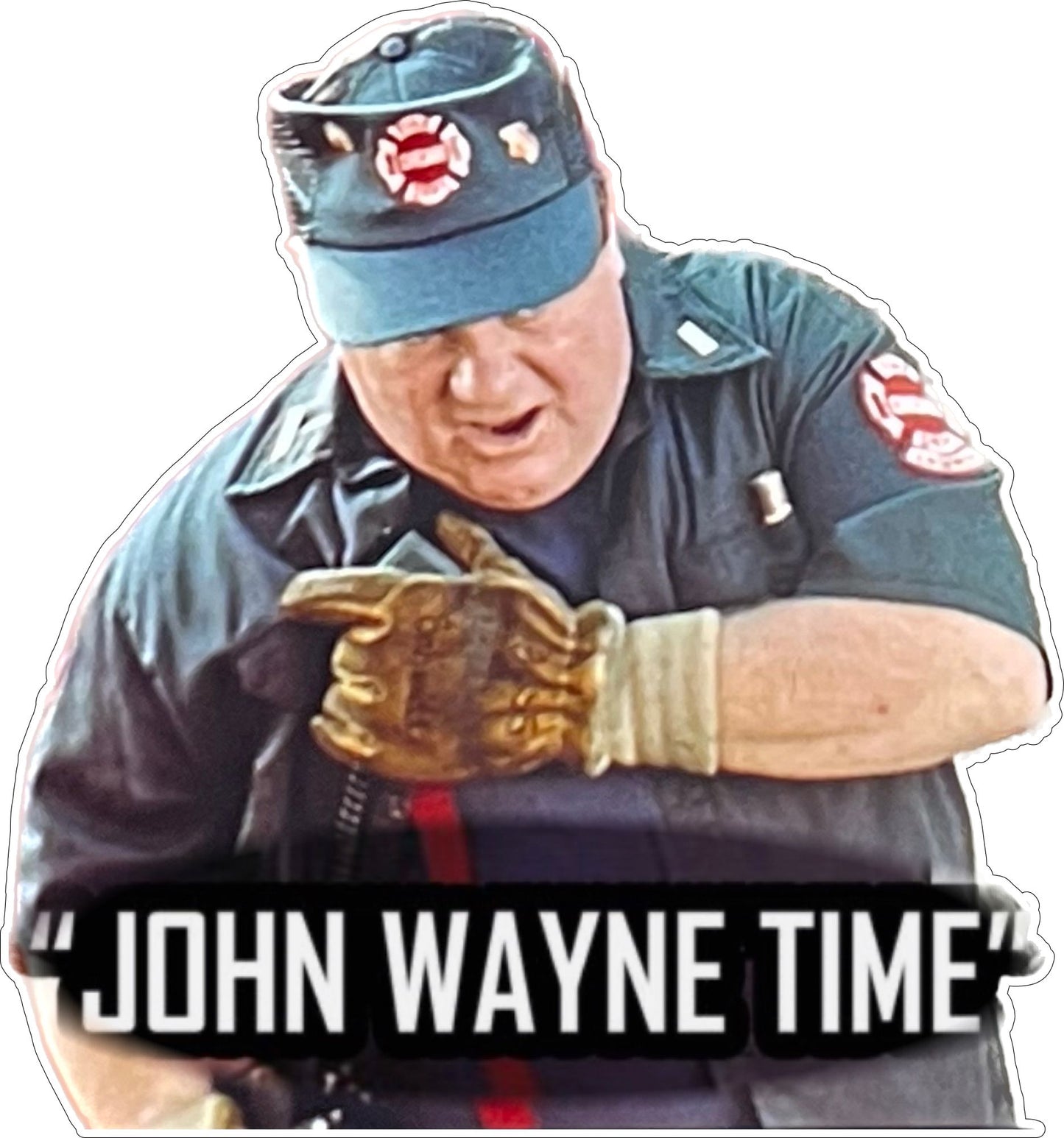Window Decal - John Wayne Time Customer Decal – Powercall Sirens LLC