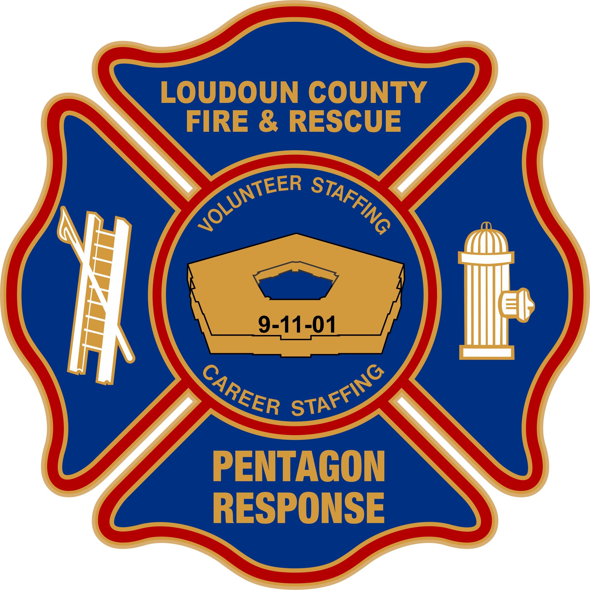 Loudoun County Pentagon Response decal – Powercall Sirens LLC